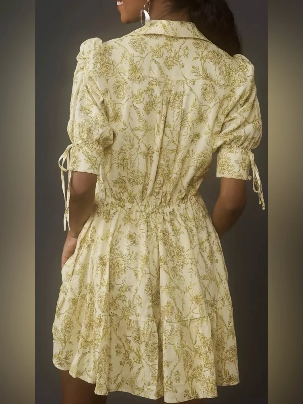 Hutch | Dresses | Hutch Grant Dress Collared Mini Dress Yellow Green ...